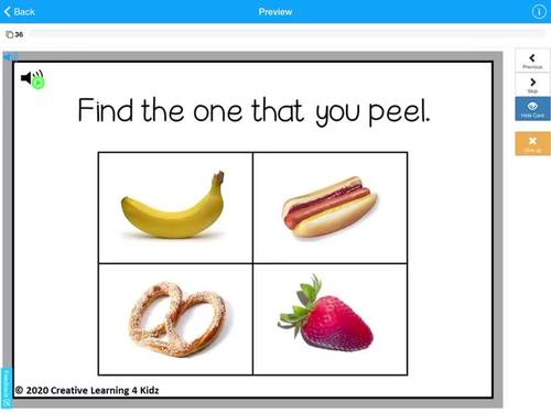 Receptive by Class 2 ABA Boom Cards for Distance Learning | TPT