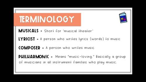 Musical Theater - Lesson & Project for Google Slides™ | Distance Learning