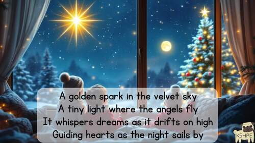 Music: Christmas Star Choir Song Classroom Songs Reading Lyrics Sing-along