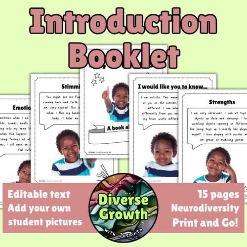 Introduction Booklet for Teachers/Parents of Neurodiverse and ...