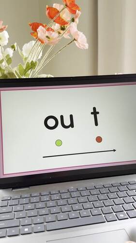 Diphthong Segmenting and Blending Slides, Phonics & Fluency | TPT