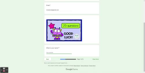 4 Quizzes Multiplication: x2, x5, x10 Google Forms™ by GroovyGarden