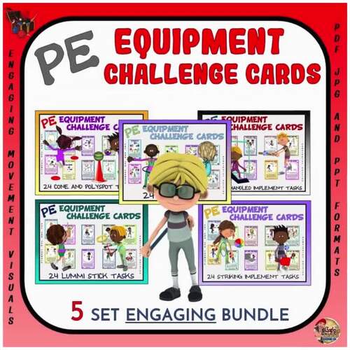 PE Activities Using Gym Equipment - 5 Resource Engaging Skill ...