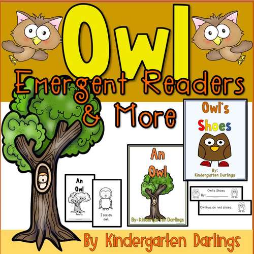Owls Math and Literacy Printable Activities for Pre-K Kindergarten and ...