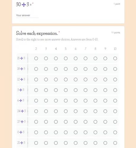 Dividing by 2-12 Bundle - Math Fact Fluency - 11 Self-Grading Google Forms!