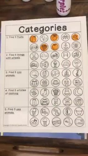 Speech Therapy | Categories | Negatives | Associations | WH | Concepts