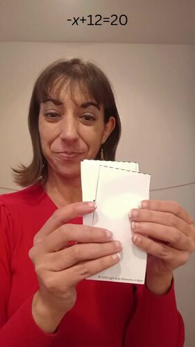 Solving Two-Step Equations Open Number Line Activity (Print & Digital)