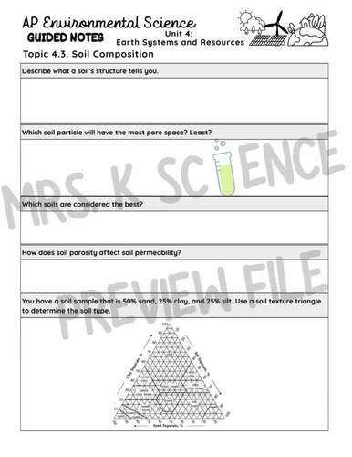 AP Environmental Science Guided Notes – Unit 4: Earth Systems and Resources