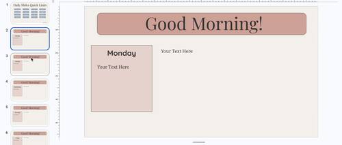 Editable Daily Teaching Slides by The Modern Desk | TPT