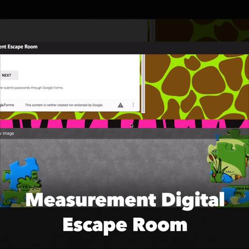 Measurement Digital Escape Room by Kristin Kennedy | TPT