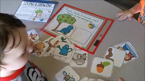 Life Science Activity | What Living Things Need | Pre-K & Kindergarten