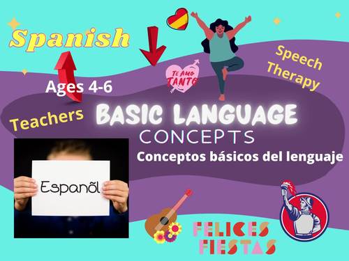 Boehm 3 Preschool Spanish Basic Concepts Preposition ST 2-4 yrs Conceptos