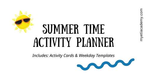 Play Time Easel Activity Cards for Visual Learners by The ETI Academy