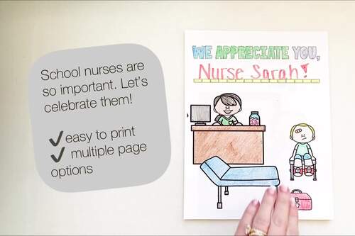 Nurses Week Nurses Appreciation - Elementary Coloring Pages | TPT