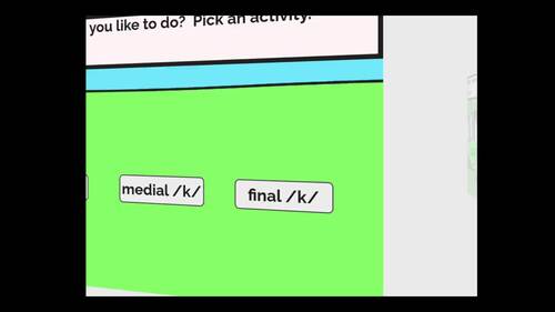 Feed the Monster K Articulation Initial Medial Final /k/ by Speech with ...