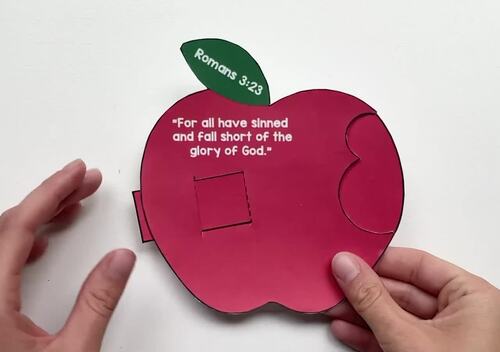 Adam and Eve Bible Craft, The Garden of Eden Sunday School Craft