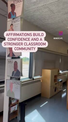 Affirmation Station / Positive Affirmation / Classroom Decor (Neutral)