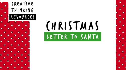 Christmas Holiday Handwriting | Write a Letter to Santa Notepaper &PP ...