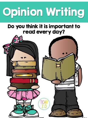 Opinion Writing Read Every Day by TCHR Two Point 0 | TPT