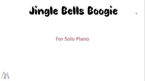 Jingle Bells Boogie Christmas song for Early Intermediate Piano | TPT
