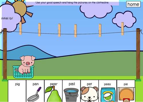 Hang Up the Wash Articulation Boom Cards | Speech Therapy by ...