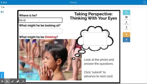 Boom Cards™ PLUS printable: Taking Perspective Set #1: Thinking With ...