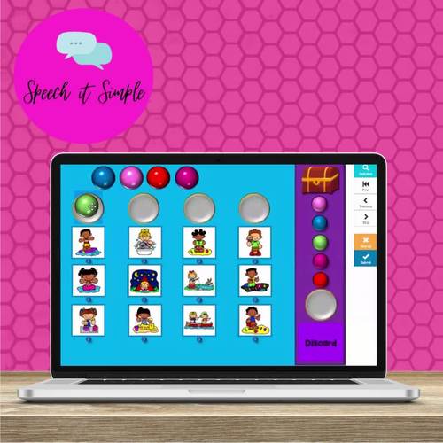 Speech-i-Doo Interactive Boom Card Game - Summer Verbs - Digital Cariboo