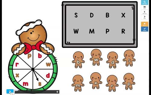 Boom Cards Gingerbread Alphabet Activities by Books and Giggles | TpT