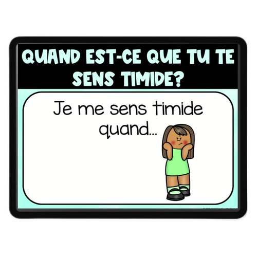 French Wellbeing Discussion Prompts I La Santé Mentale Oral Communication