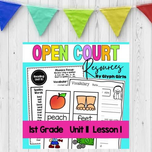 Open Court Reading 1st Grade Unit 11, Lesson 1 Resources by Glyph Girls