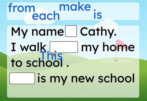 Sight Word Reading Practice 5 | With Vocabulary Exercises For Young ...