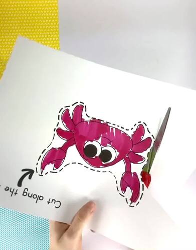 Build A Crab House Craft Summer Craftivity Beach No Prep Art Project ...