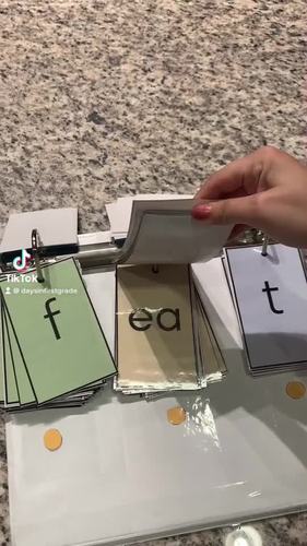 Blending Drill Card Binder - blending drill cards. by daysinfirstgrade