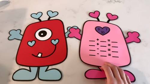 Fact Family Craft | Valentines Day | Fact Families | Valentine’s Day Craft