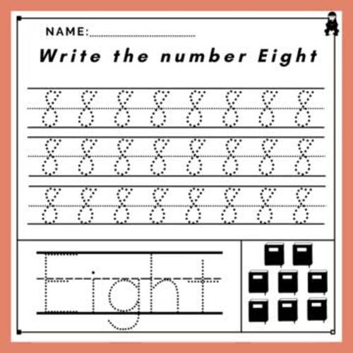 Writing Worksheets for the 100th Day of School Number Tracing by YOUS18 ...