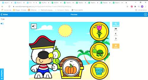 BOOM CARDS verano: RIMAS | Digital Summer Rhyming Words in Spanish