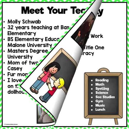 Back To School Night PowerPoint Template For Meet The Teacher Night