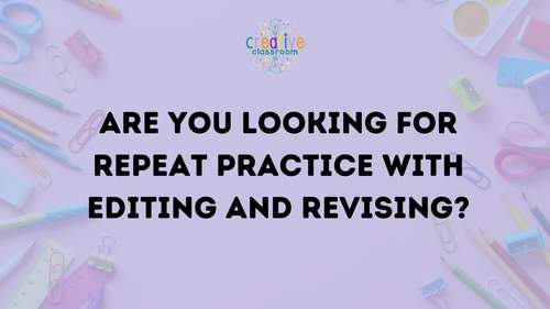 Editing & Revising Practice 3rd 4th 5th Gr Punctuation Capitalization ...