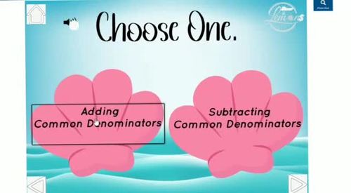Adding and Subtracting Fractions with Like Denominators Boom Cards