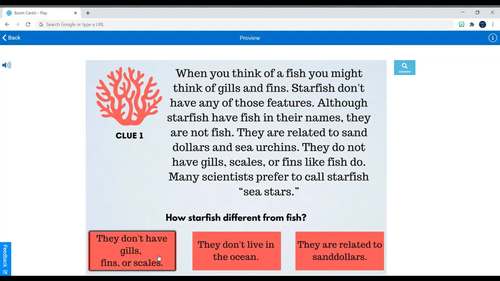 Main Idea and Key Details Escape Room Boom Cards Bundle | TPT