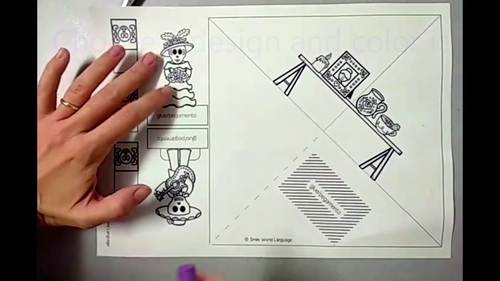 Día de Muertos 3D craft Mexico craftivity manualidad Day of the Dead ...