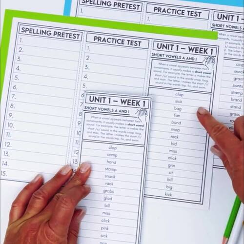 Wonders 2023 - 3rd Grade Unit 5 Bundle - Spelling Word Practice Activities