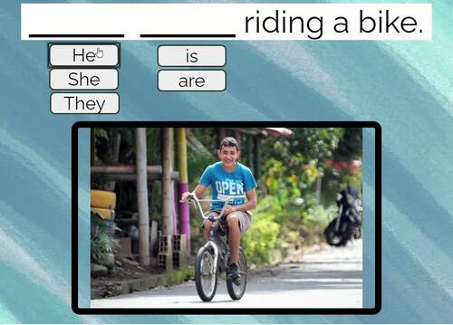 Subject Pronouns and Subject Verb Agreement Boom Cards | TPT