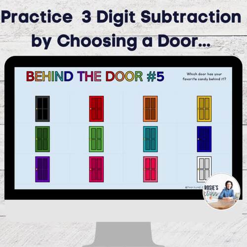 3 Digit Subtraction With And Without Regrouping Practice Powerpoint ...
