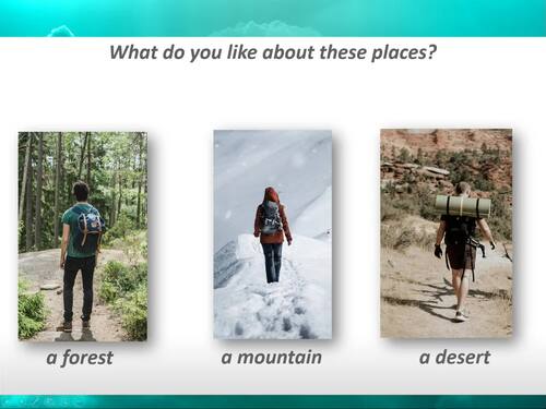 Exploring Nature : Complete Communicative ESL Lesson for Beginners (A1 ...