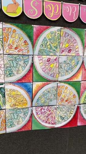 VALUE Element of Art Project with Georgia O'Keeffe Guided Drawing Art ...