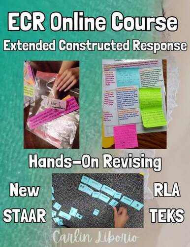 Ecr Extended Constructed Response Online Course On Demand Videos New