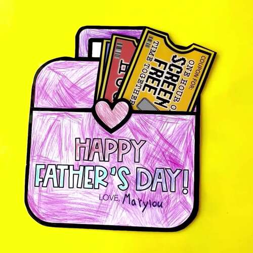 Father's Day Coupon Toolbox Gift | Printable Father's Day Coupon Book Craft