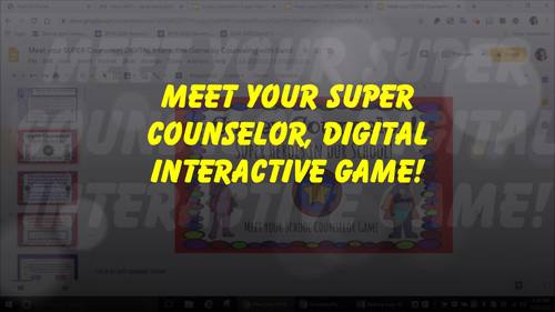 Meet the SUPER Counselor 2 DIGITAL Games to learn the Counselor Role