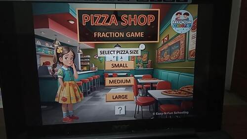 Pizza Shop Fractions Interactive Primary Math Powerpoint Game | TPT